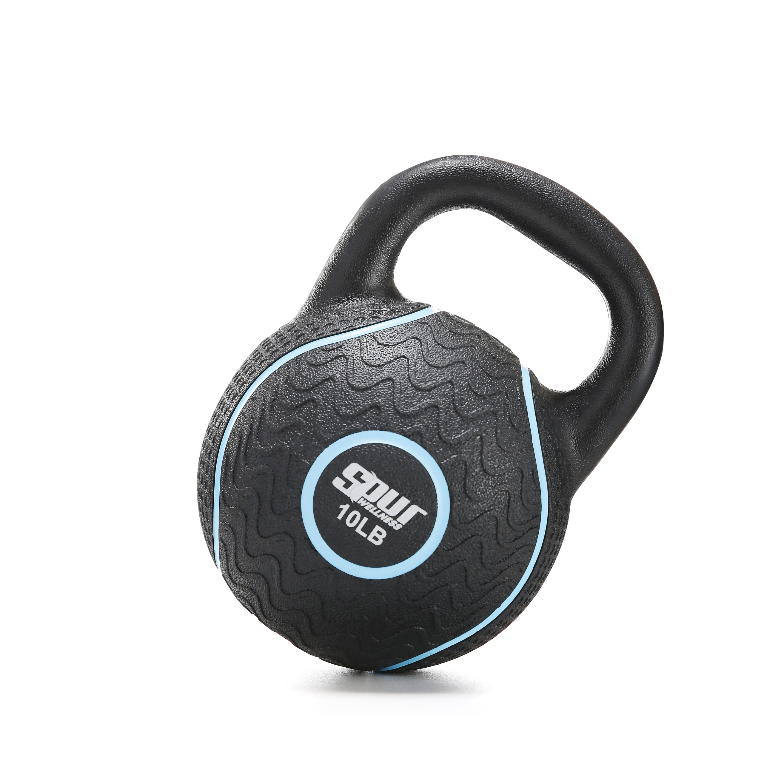 Rubber kettlebell with iron sand filling - spurwellness.com