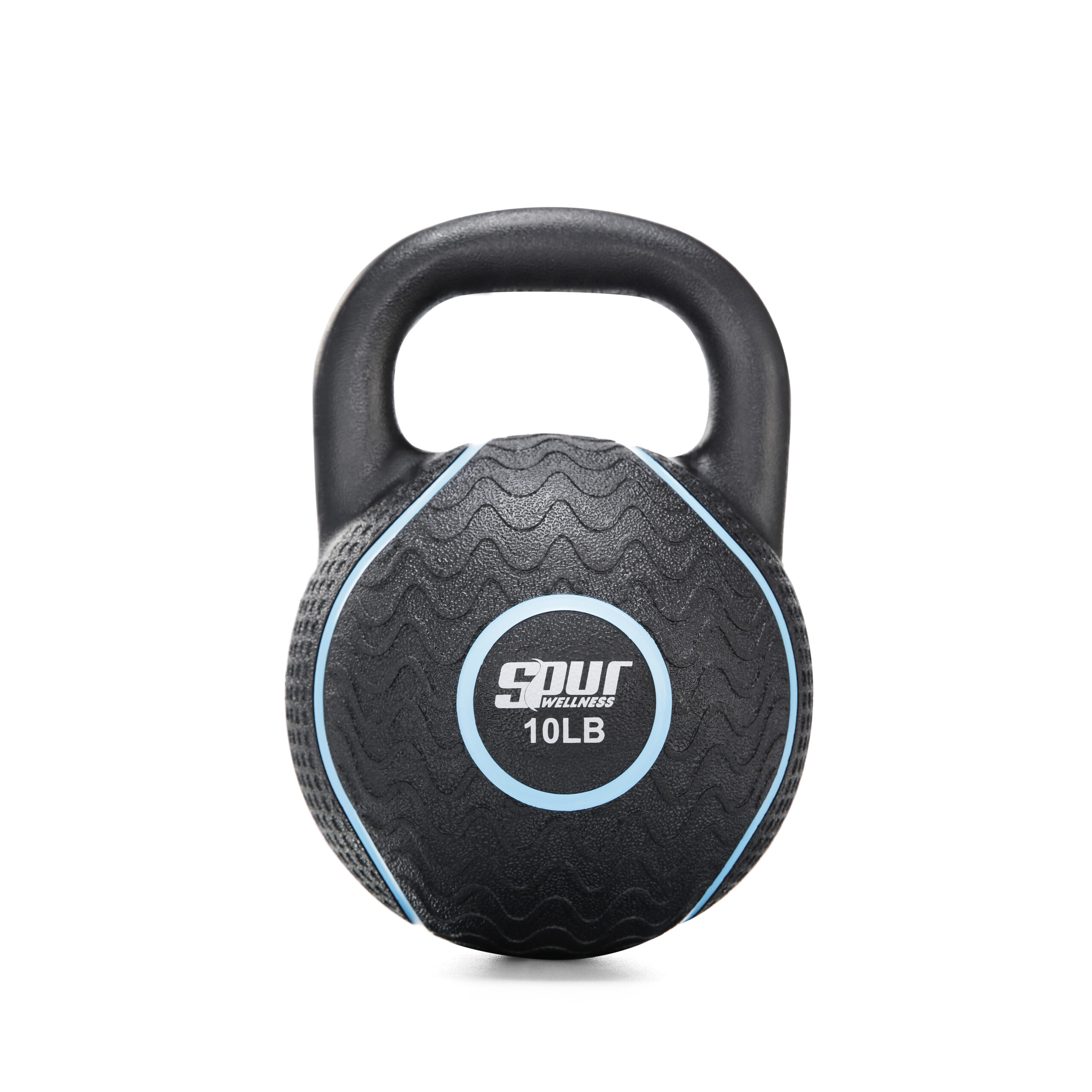 Rubber kettlebell with iron sand filling - spurwellness.com